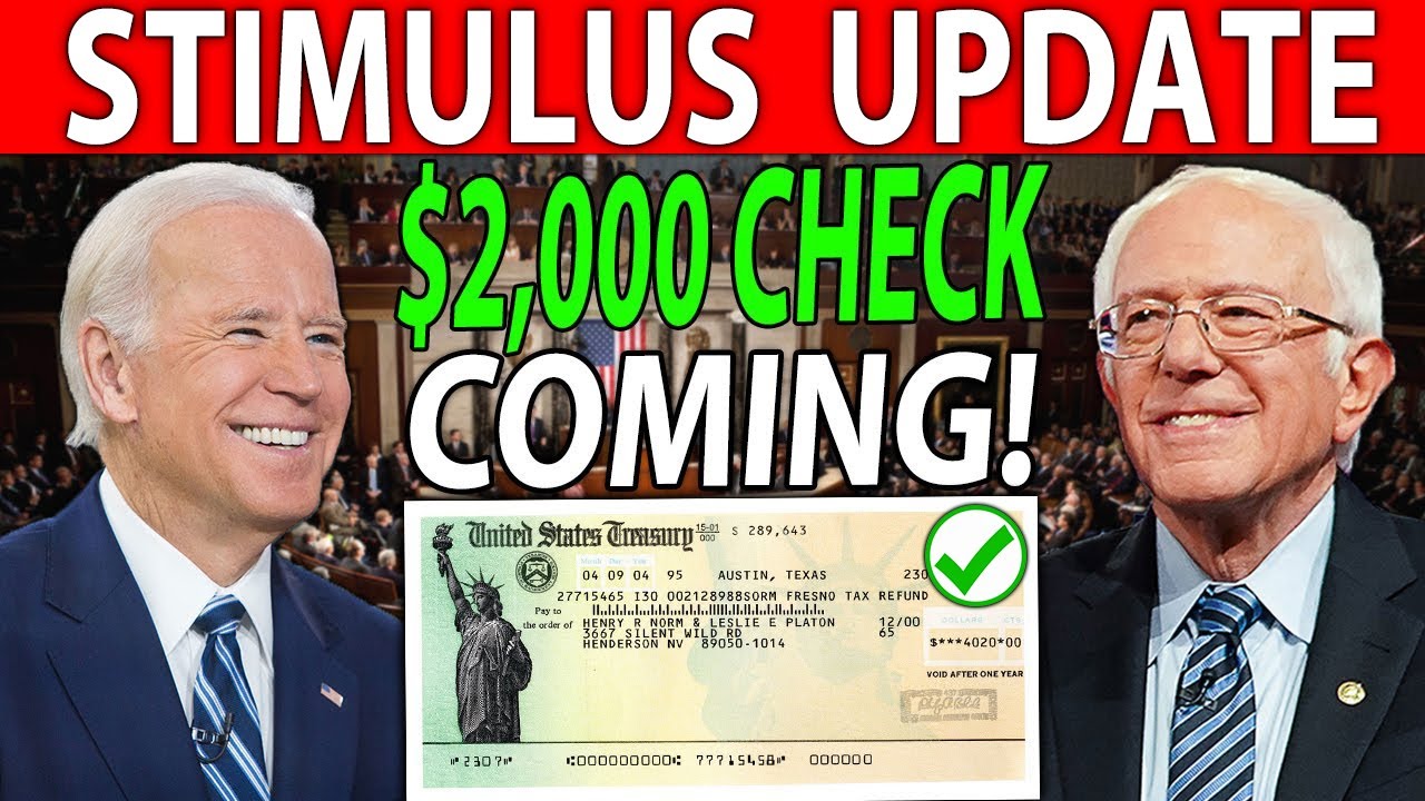 YES!! MAJOR $2000 STIMULUS CHECK UPDATE! October 19 2021 Stimulus Check ...