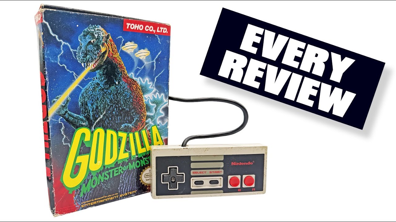 Every Godzilla Video Game in Release Order (1984-1995) - YouTube