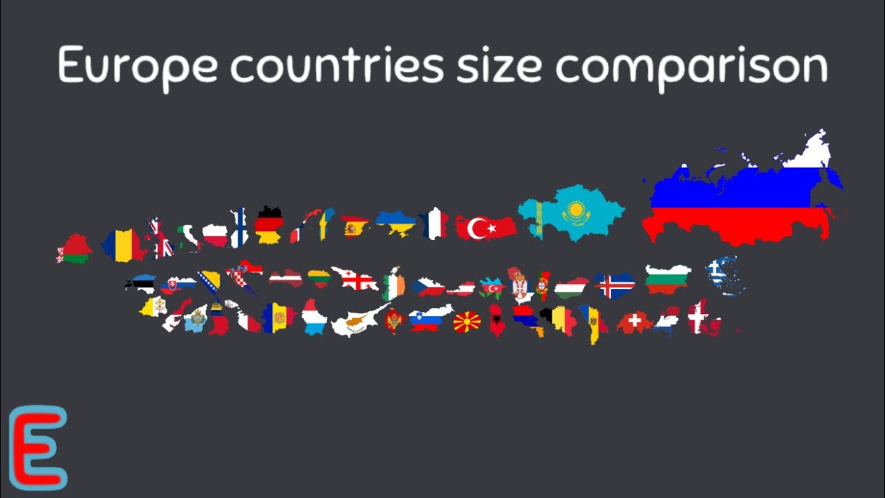 Europe size comparison | Fan song by EUI2O - YouTube