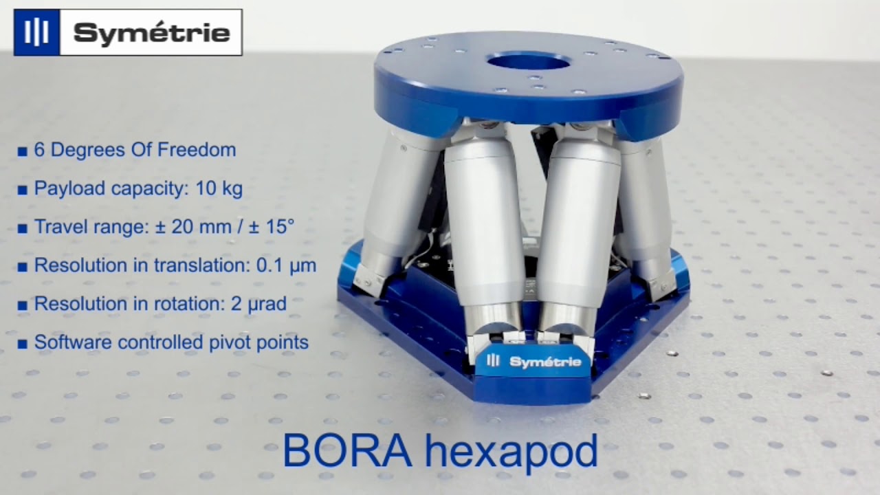 Bora Hexapod / Compact 6DOF Motion Platform - YouTube
