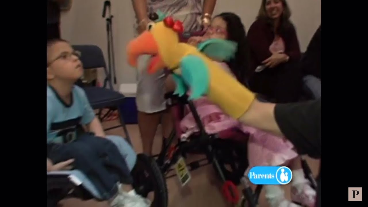 3 second video of real life footage of a Baby Einstein puppet talking ...