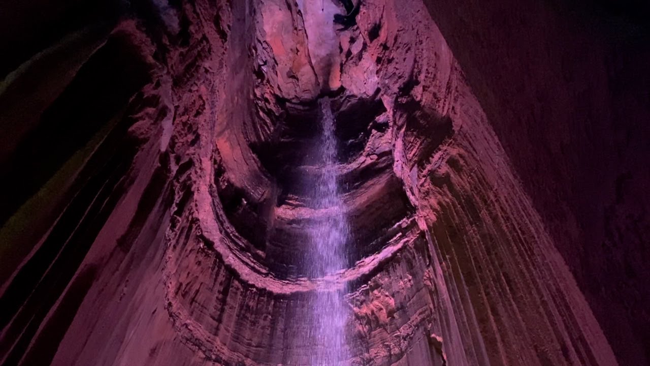 Ruby Falls Cave Tour - YouTube