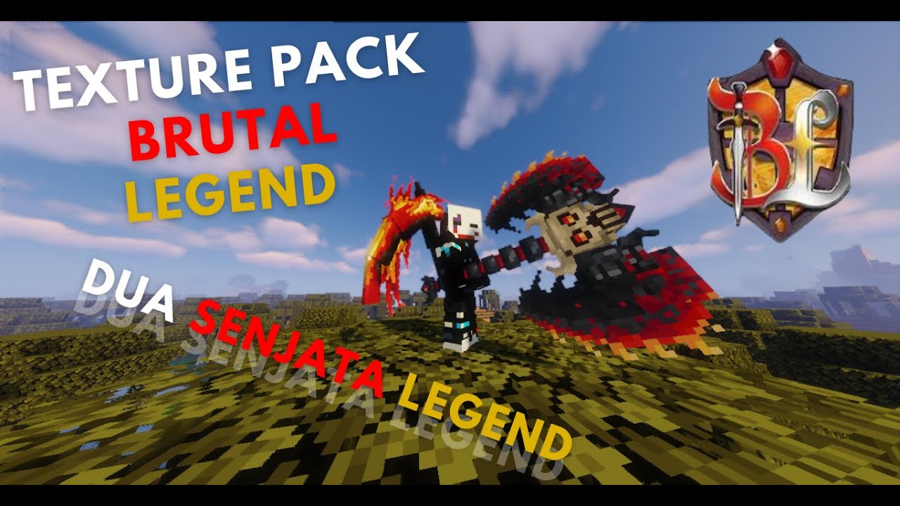 REVIEW TEXTURE PACK BL | 2 SENJATA LEGENDARIS | #brutallegend - YouTube