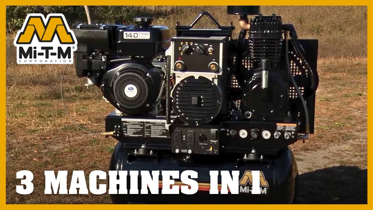 Introducing The Air Compressor Generator Welder Combo Unit - YouTube