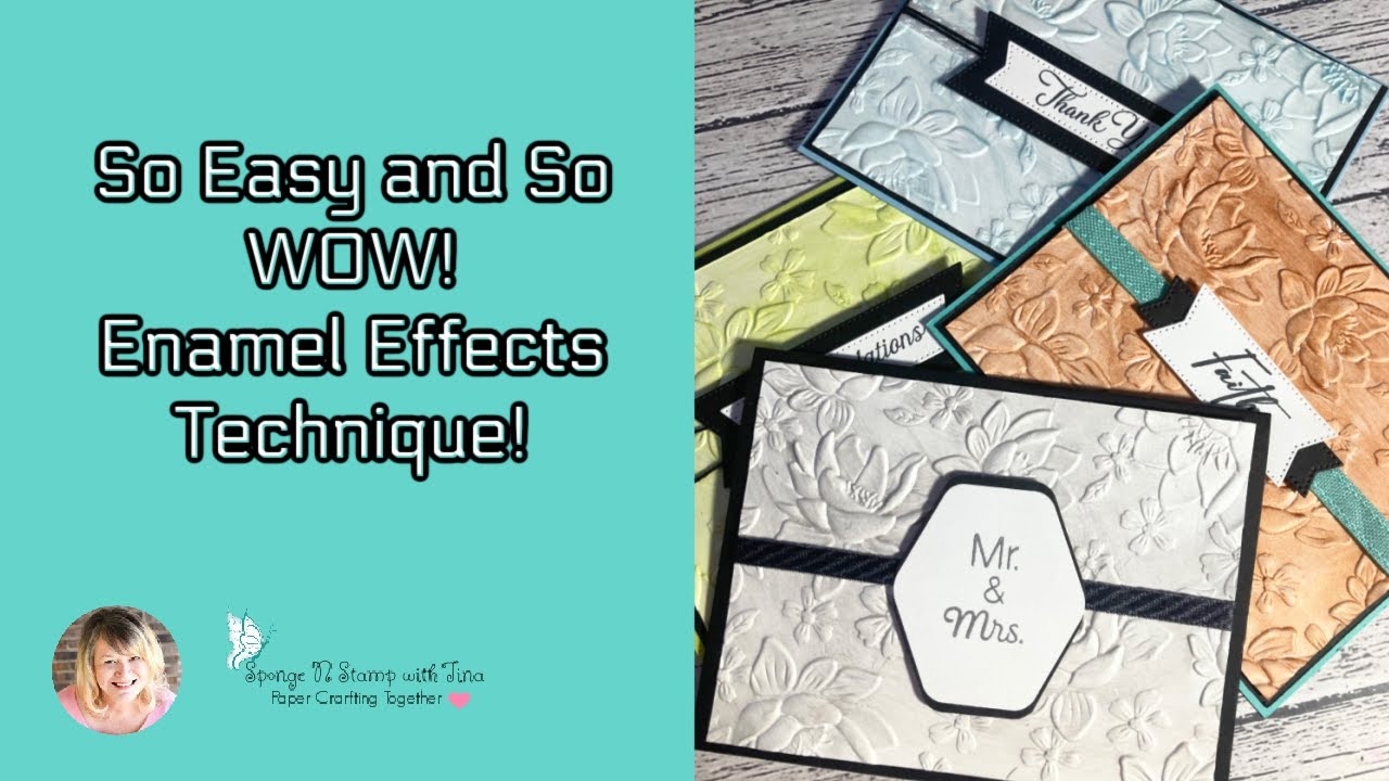 Stampin' Up! Enamel Effects - YouTube