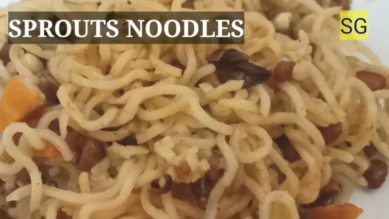 Instant sprouts noodles/ healthy noodles/easy breakfast/easy and tasty ...