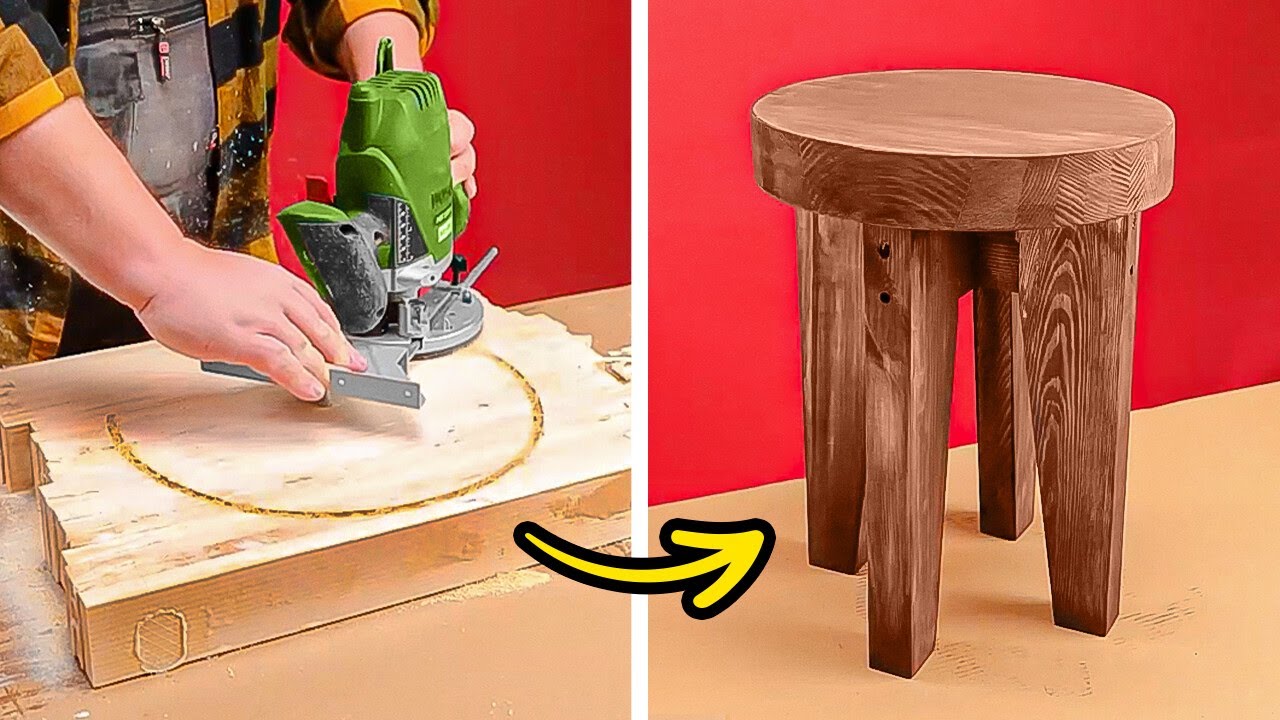 Easy DIY Furniture Projects For Absolute Beginners - YouTube