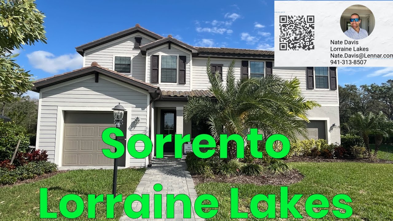Sorrento walkthrough at Lorraine Lakes - YouTube