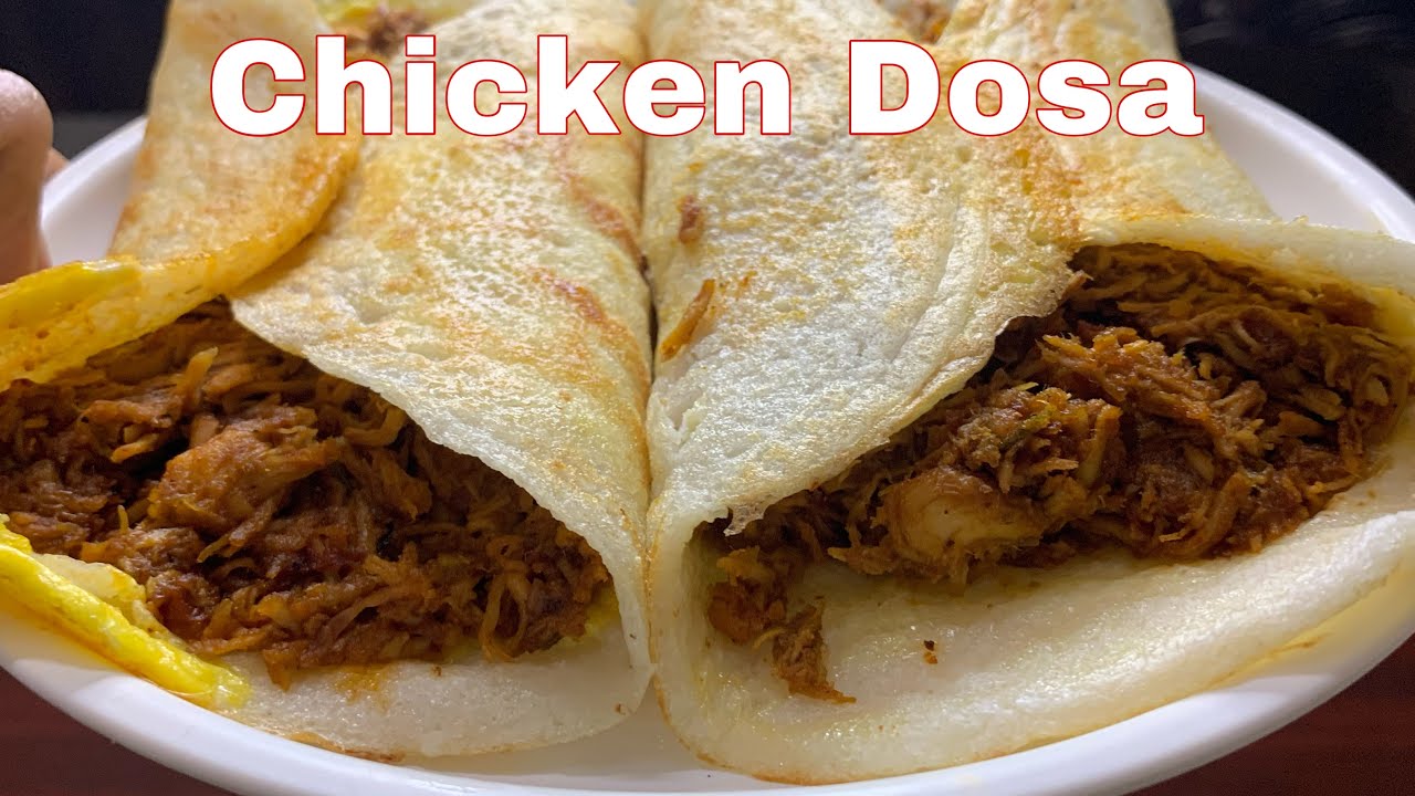 Chicken Dosa |Kari Dosai Recipe |சிக்கன் கறி தோசை - YouTube