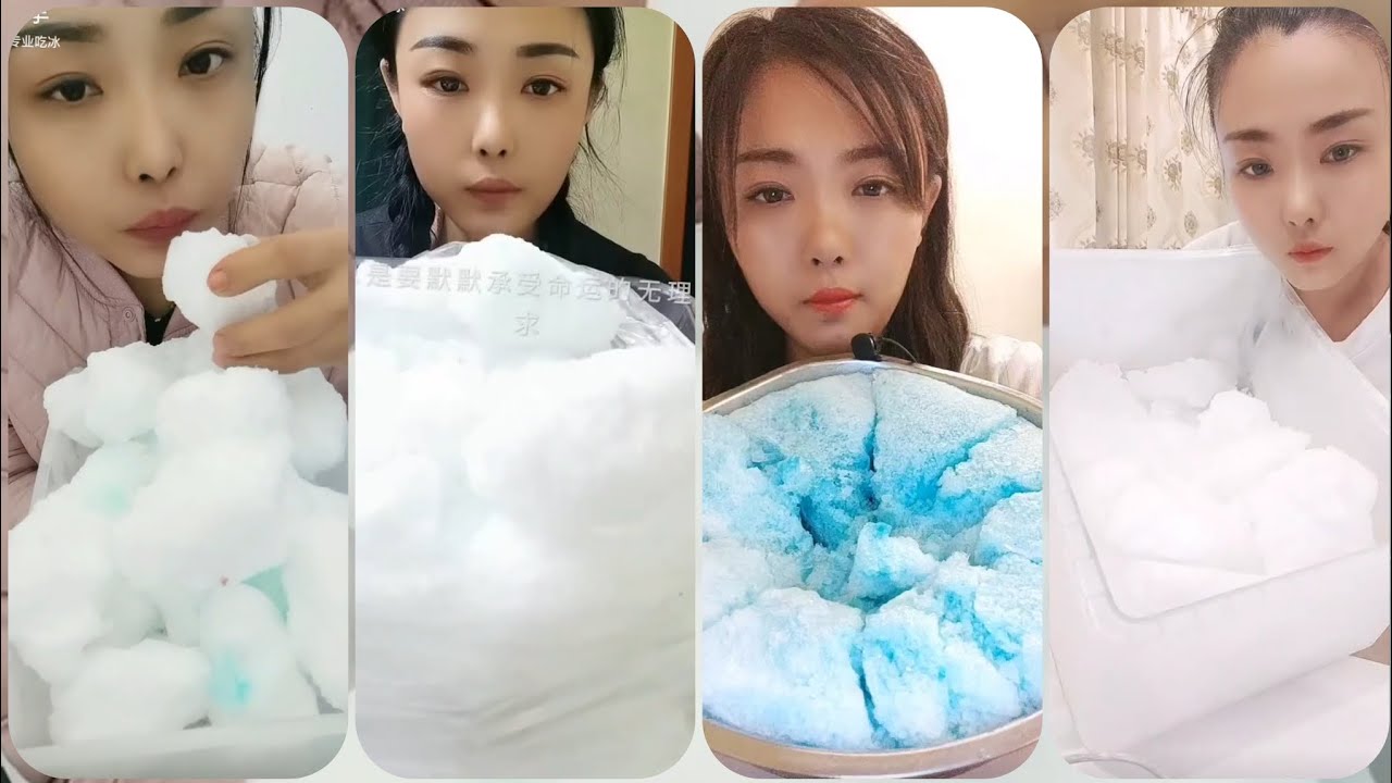 SOLO | SHAVED ICE CHUNK | FREEZER FROST CHUNK | CRUNCHY - YouTube