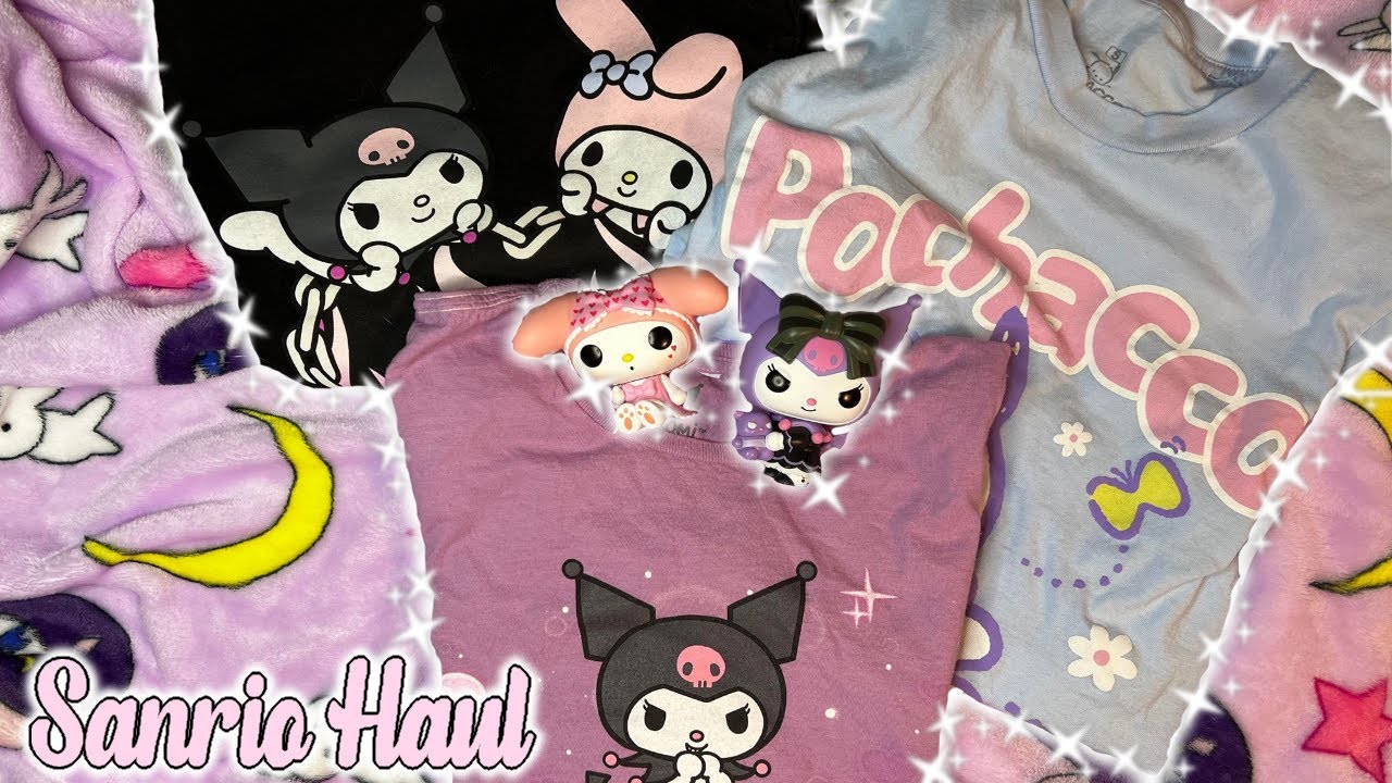 Hot Topic Sanrio Haul | Sanrio My Melody and Kuromi Haul/Unboxing Video ...