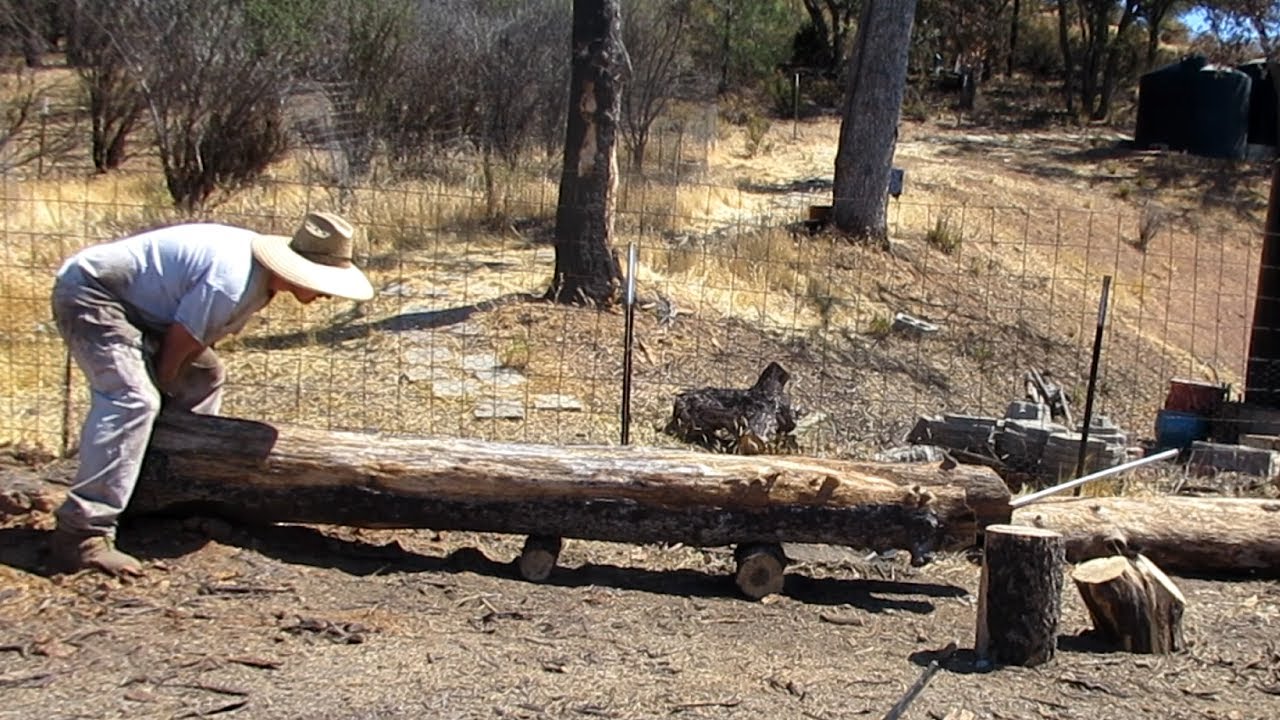 Moving a Big Oak Log with Ancient Engineering Principles (Simple ...