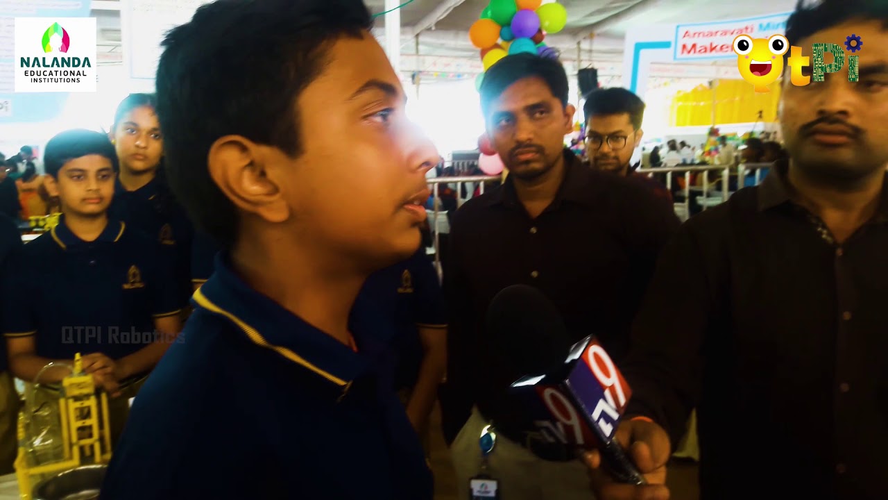 QtPi students robotic presentation covered by TV9 at MakerFaire ...