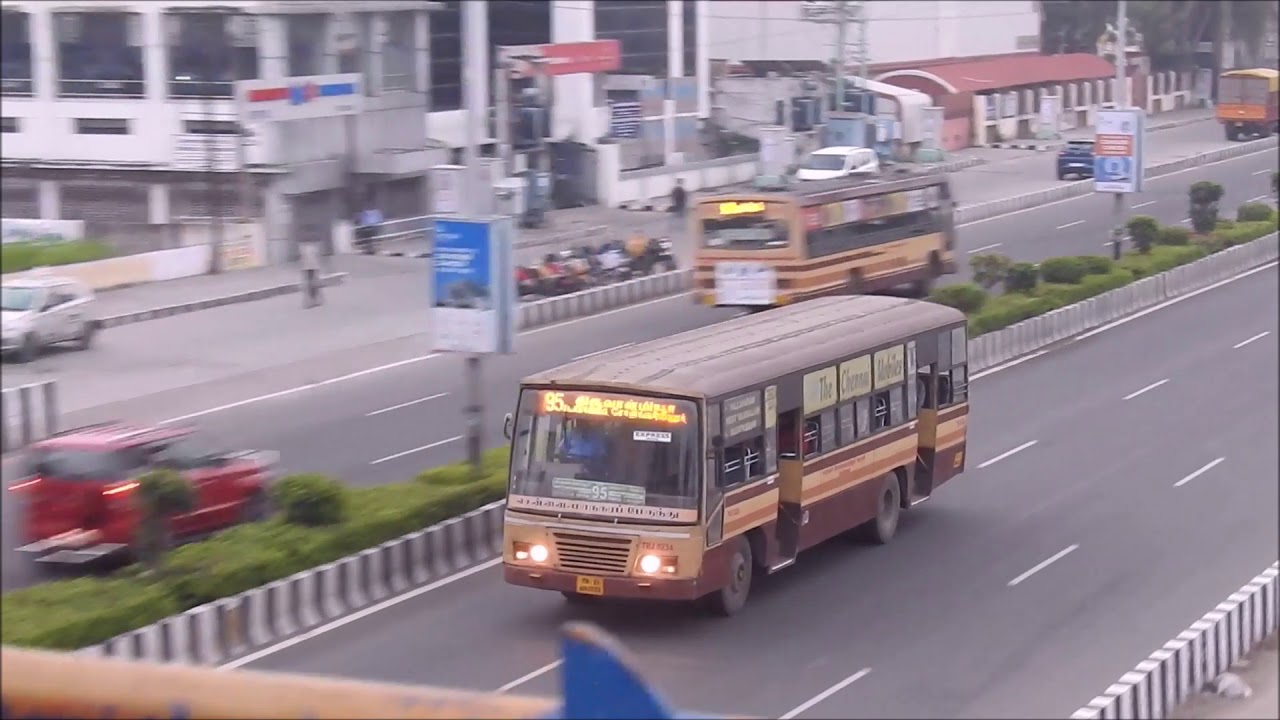 MTC old buses spotted at OMR - YouTube