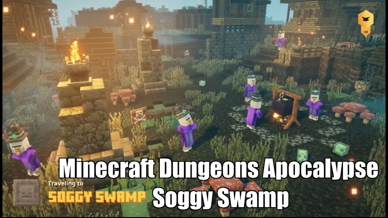 Minecraft Dungeons Apocalypse Soggy Swamp - YouTube