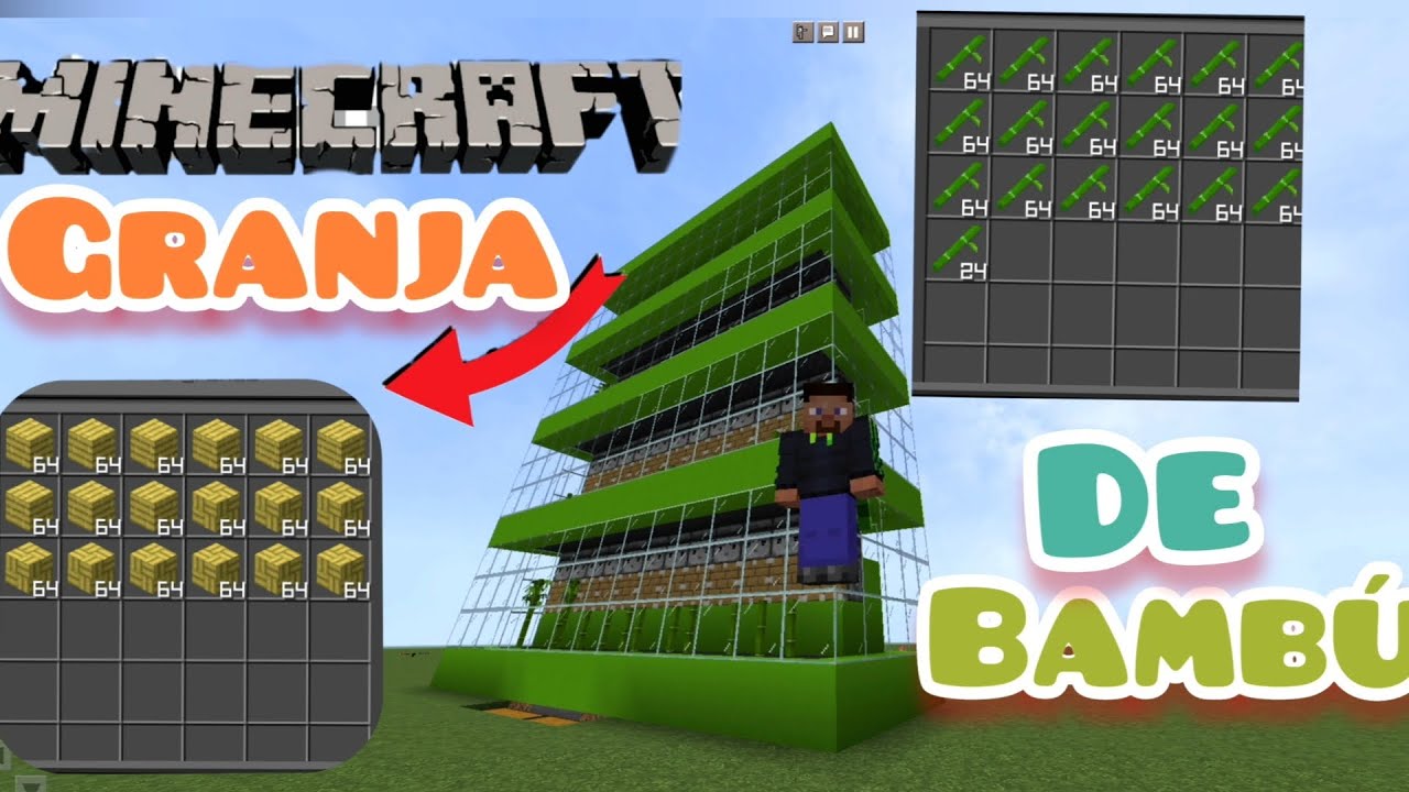 Guía completa: Granja de Bambú Automática en Minecraft - Super Fácil ...