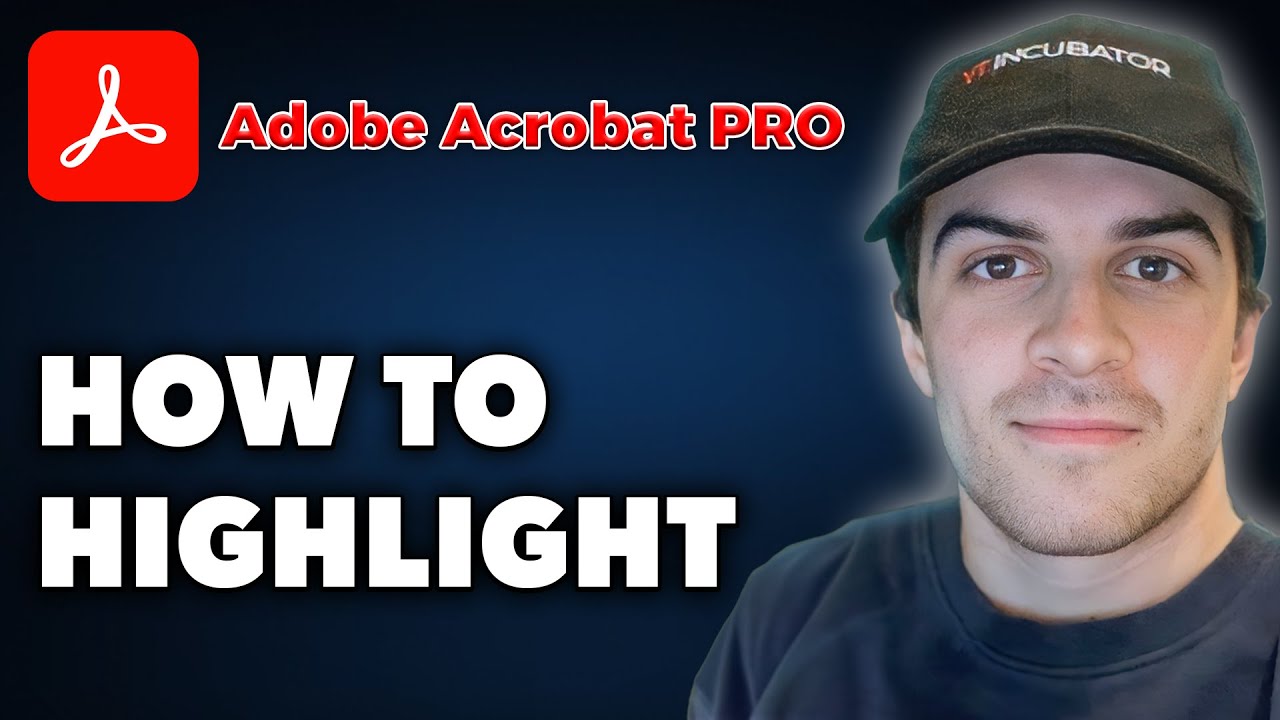 How to Highlight on Adobe Acrobat Pro (Full 2024 Guide) - YouTube