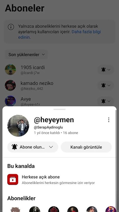 daha yeni gördüm :F - YouTube