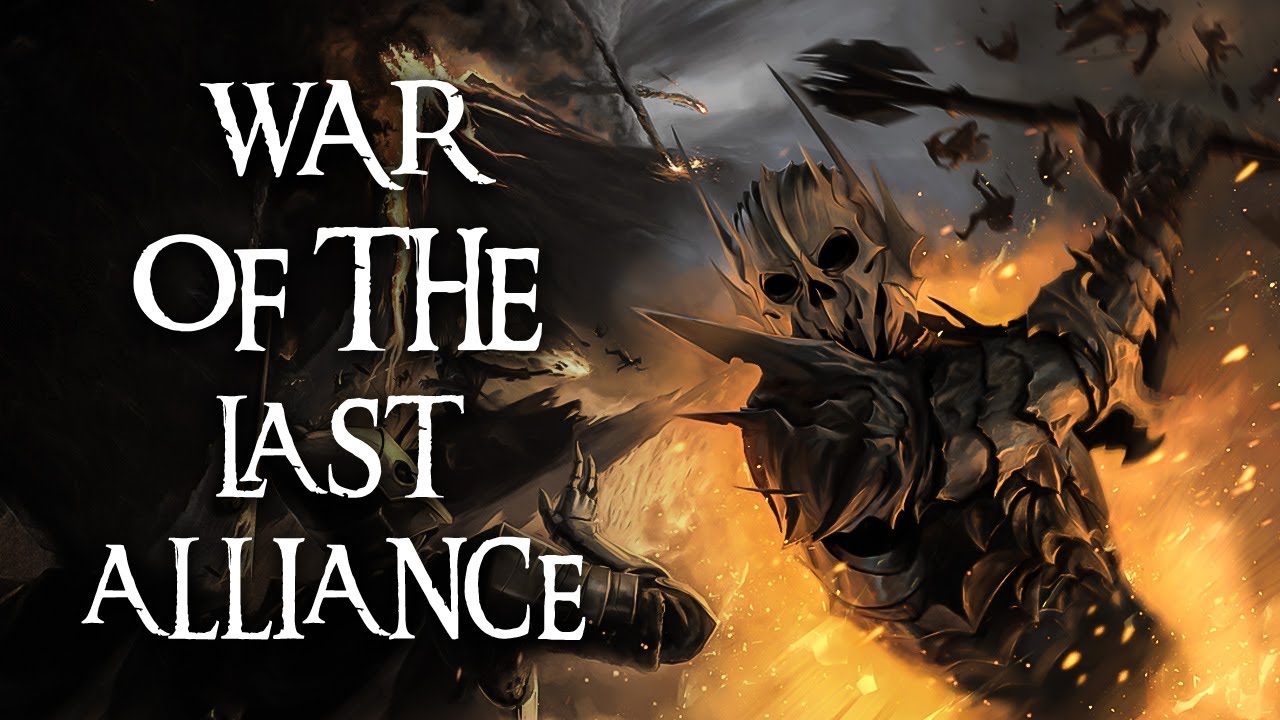 War of the Last Alliance Explained! Lord of the Rings LORE - YouTube