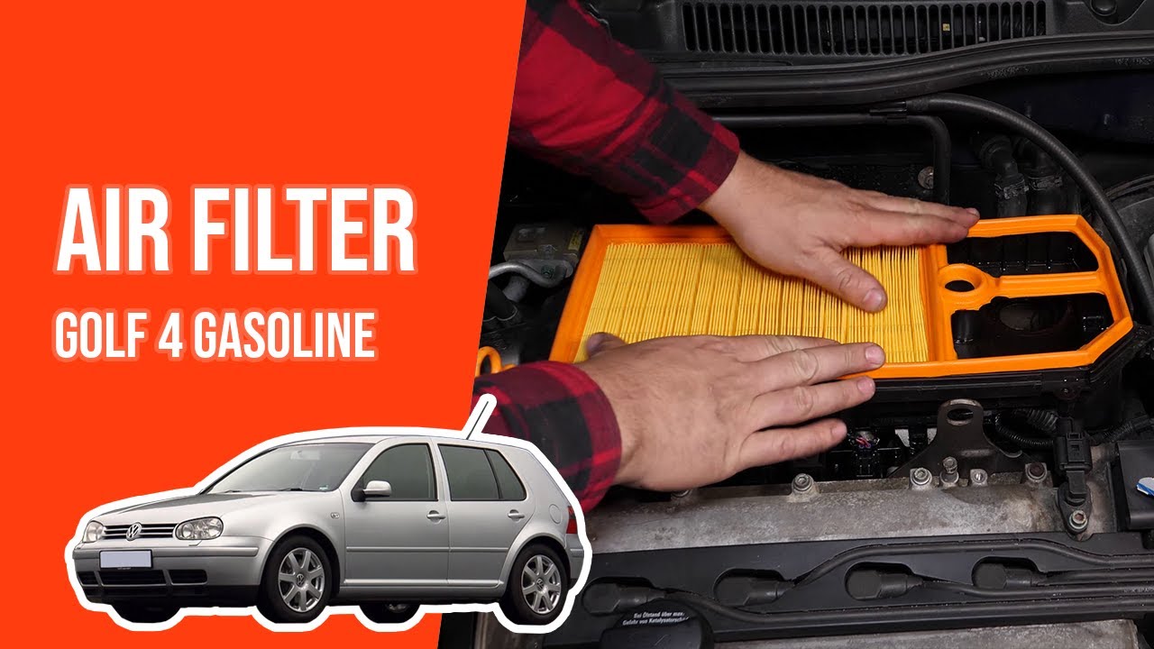 How to replace the air filter Golf mk4 1.4 16V 💨 - YouTube