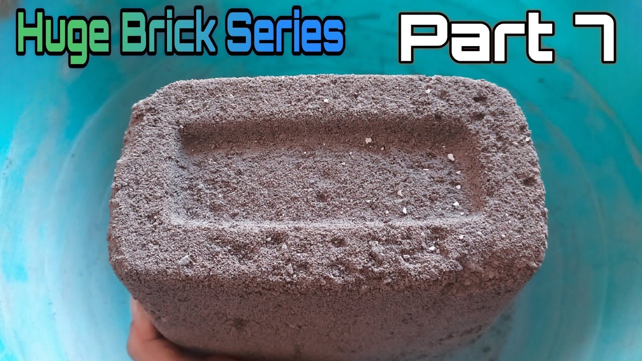 Huge Brick Series: Part 7| Grainy Sand cement bricks crumbling # ...