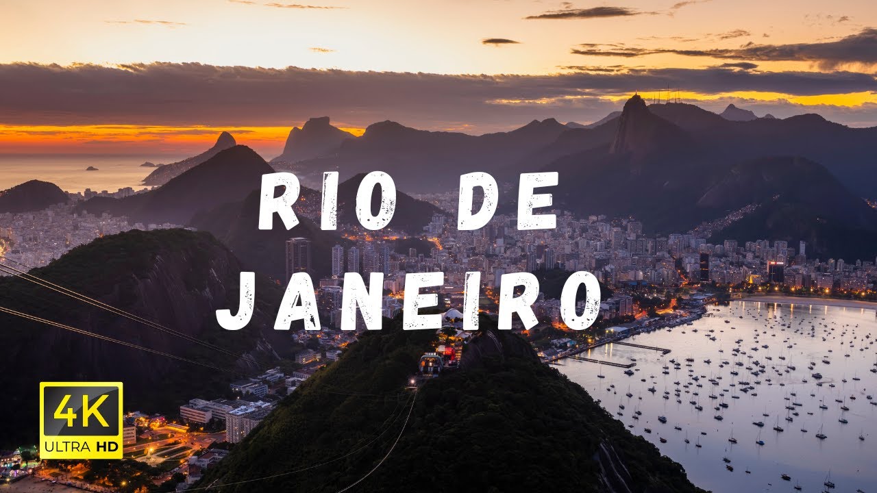 Rio de Janeiro, Brazil in 4K ULTRA HD HDR by Drone | Cinematic Film of ...