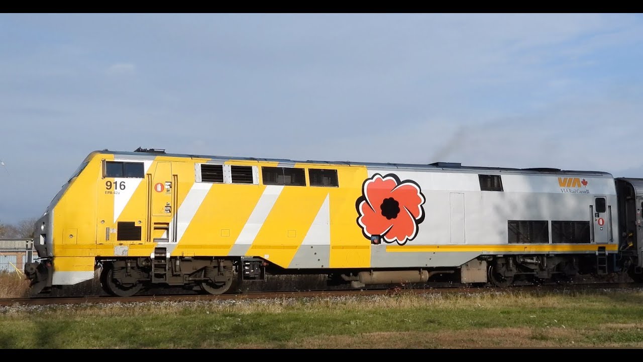 VIA 916. / VIA 6449. / CN 9482. / GMTX 2248. Chatham Station. Nov 2 ...