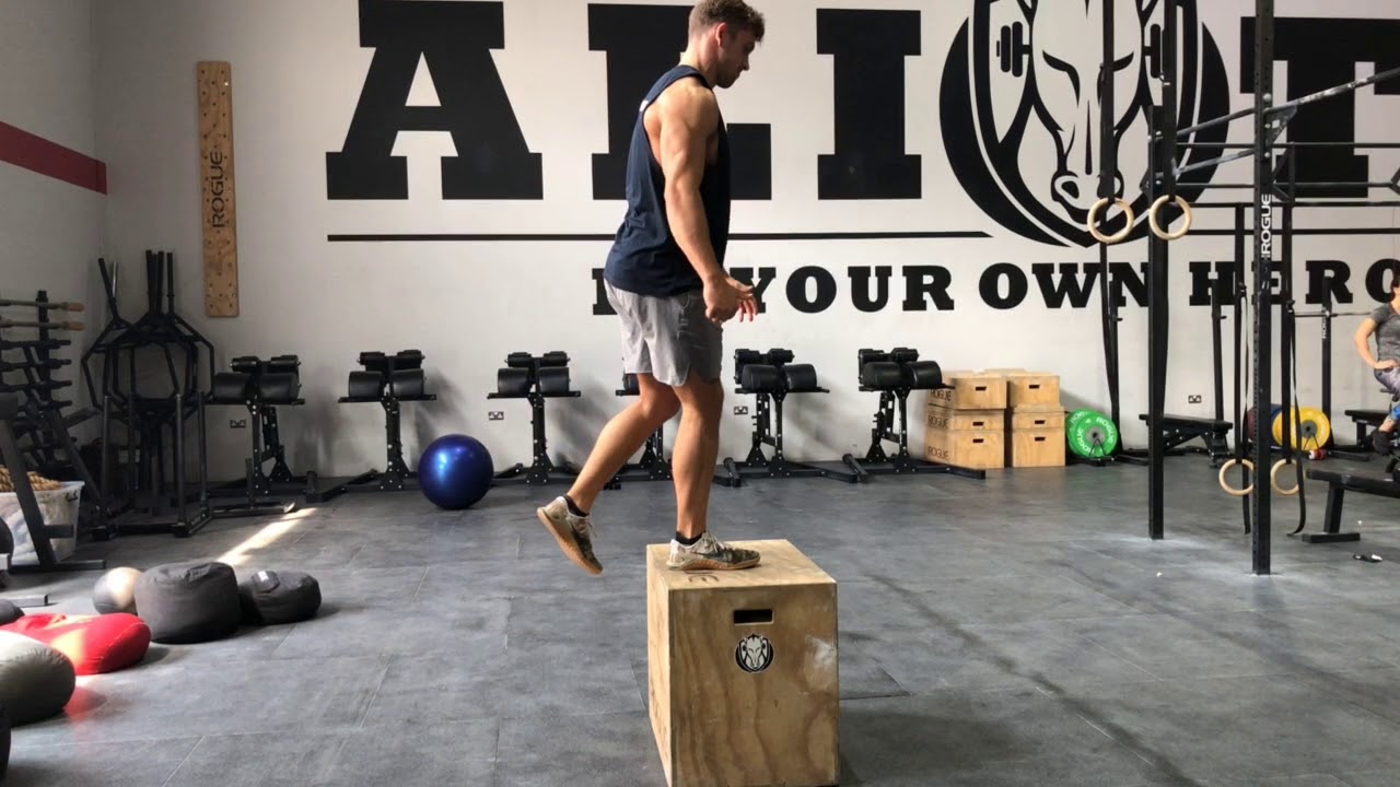 Box Jump: Double foot take off, Single foot landing - YouTube