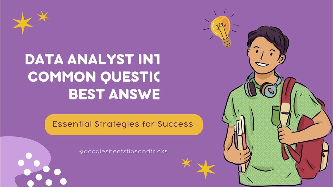 Preparing For A Data Analyst Interview Must Know Questions And Tips Youtube