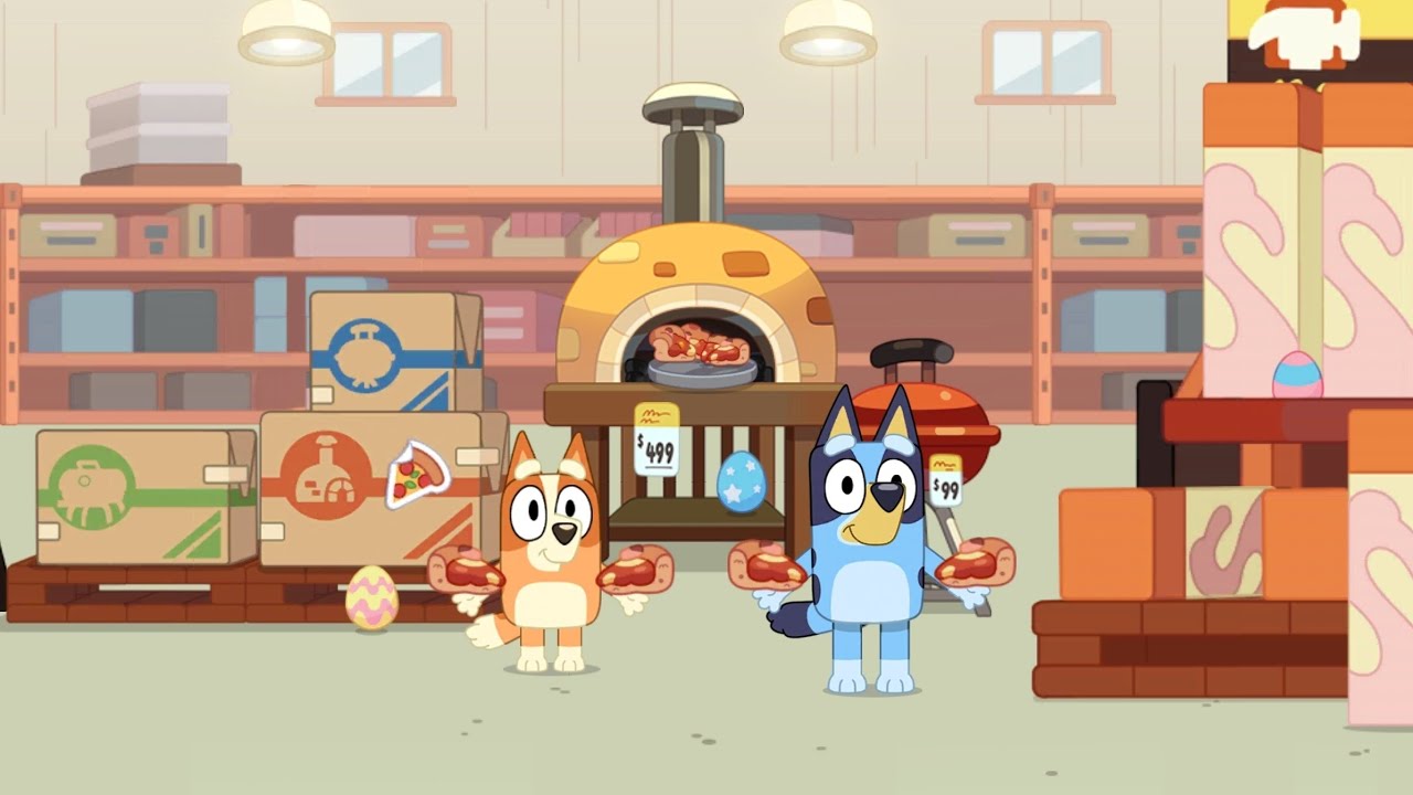 Bluey: Hammerbarn Pizza Party - YouTube