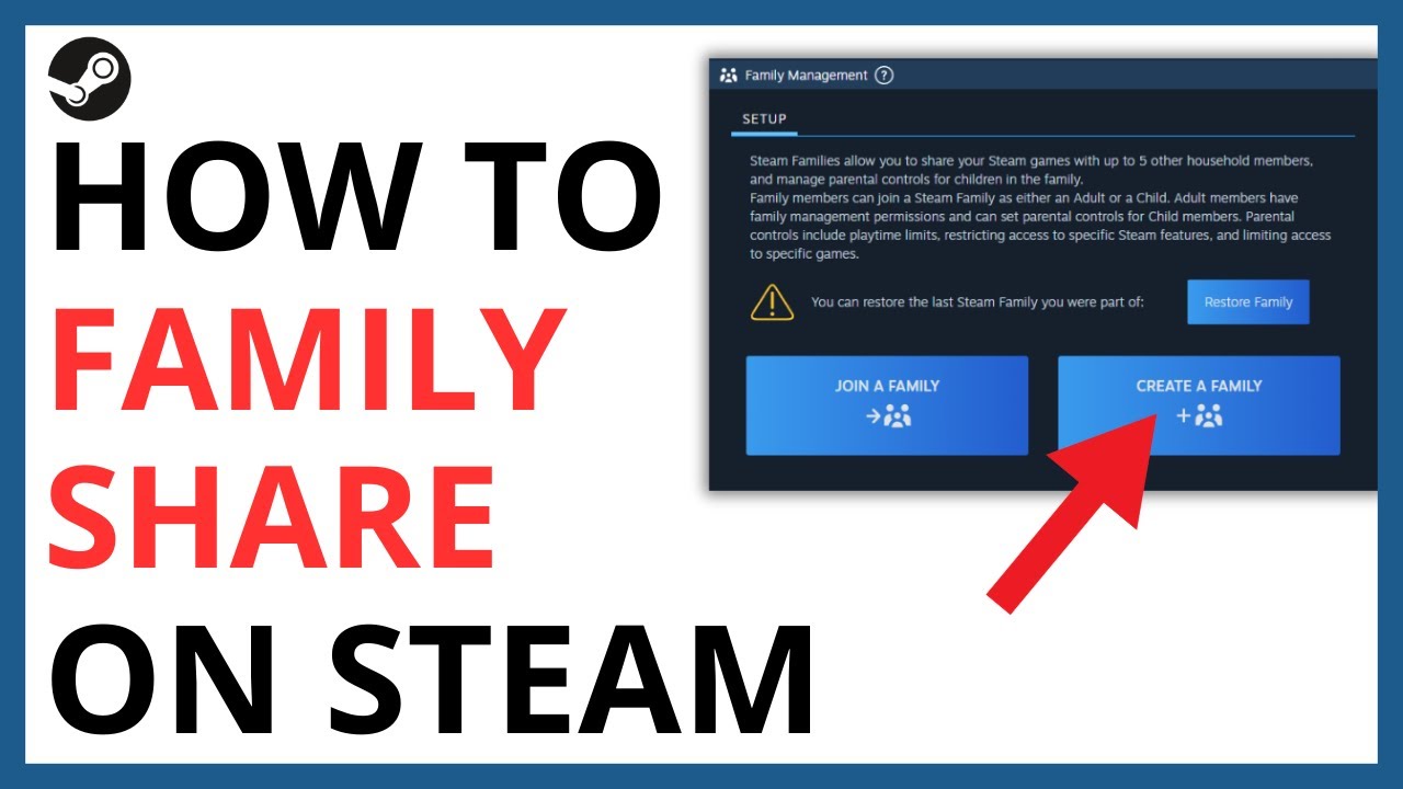 How to Family Share on Steam [QUICK GUIDE] - YouTube