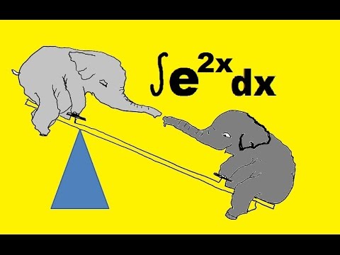 Integral of e to the 2x power dx - YouTube