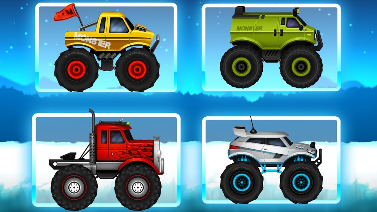 Monster Trucks Racing Games for Kids - Monster Truck Winter Racing ...