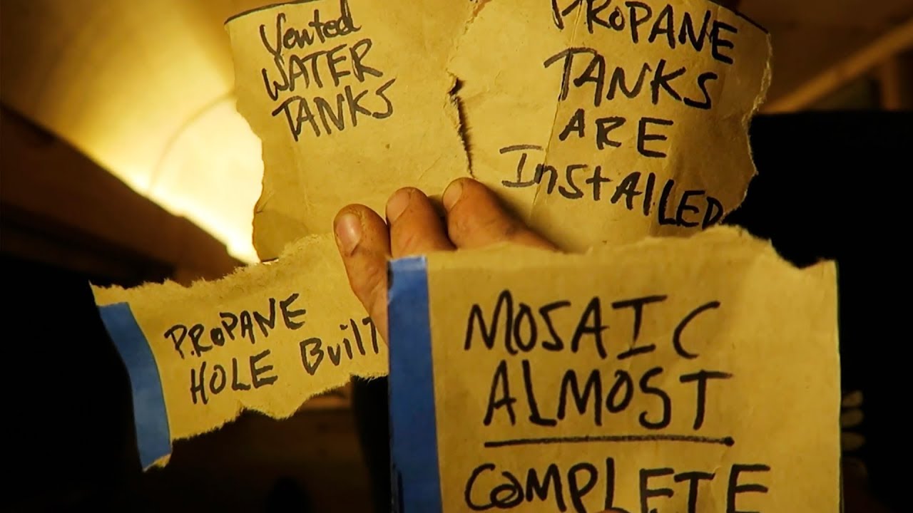 #76 SKOOLIE BUS CONVERSION | Plumbing Tank Vents, Black Water Dump ...