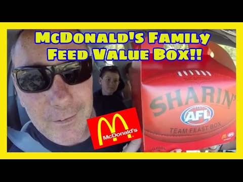 McDonald's Family Feed Value Box - YouTube