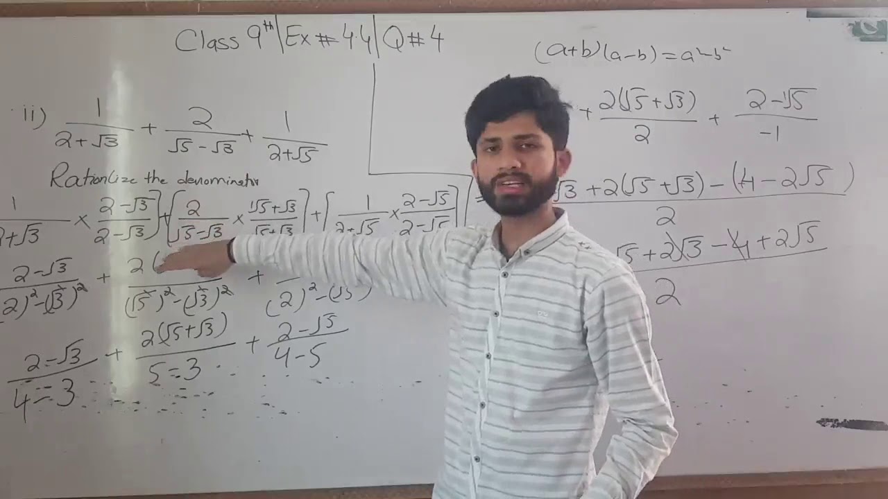 9th Class| Mathematics| Chapter 4| Exercise 4.4| Q 4 - YouTube