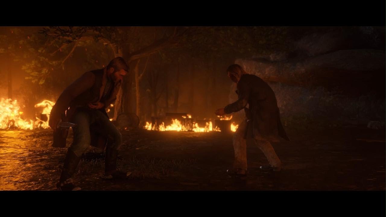 RDR2 Micah knife fight - YouTube