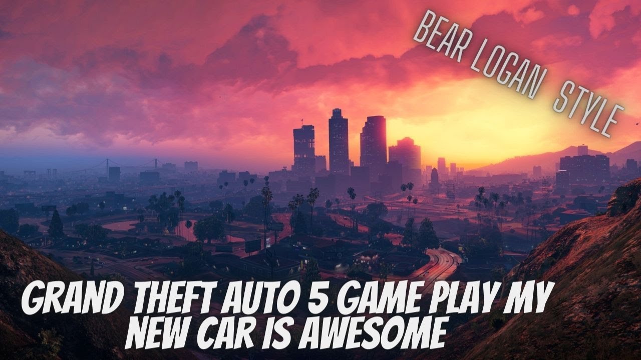 Grand Theft Auto 5 game play my new car is awesome - YouTube