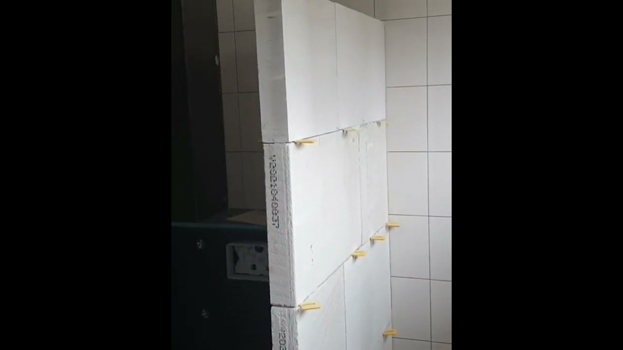 muur metselen ytong in badkamer - YouTube
