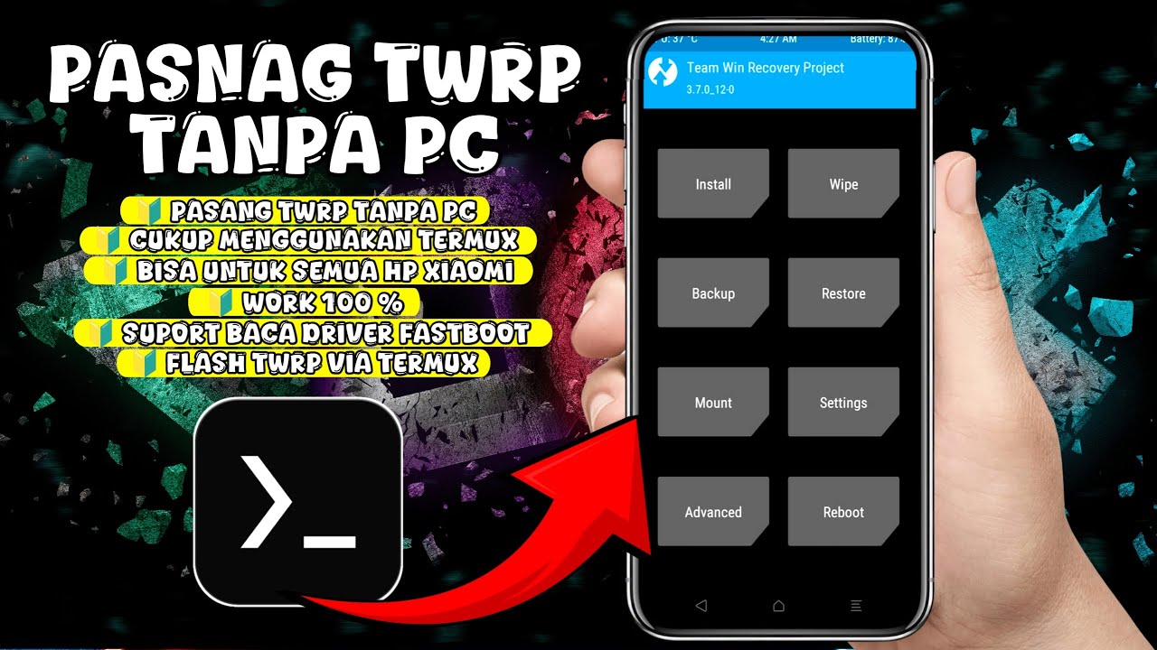 Cara Instal TWRP di Semua HP Android Tanpa PC Atau Komputer Work 100% Cuma Pakai Termux - YouTube