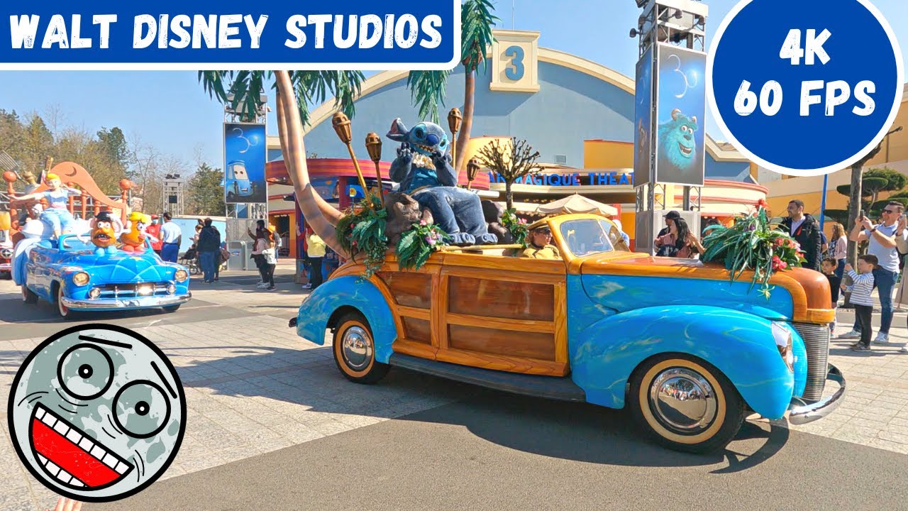 PARADE WALT DISNEY STUDIOS - WALT DISNEY STUDIOS - POV/ONRIDE (4K-60FPS ...