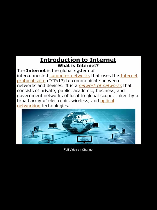 What Is Internetshorts Internet Computernetworking Computernetworks Ytshorts Computer