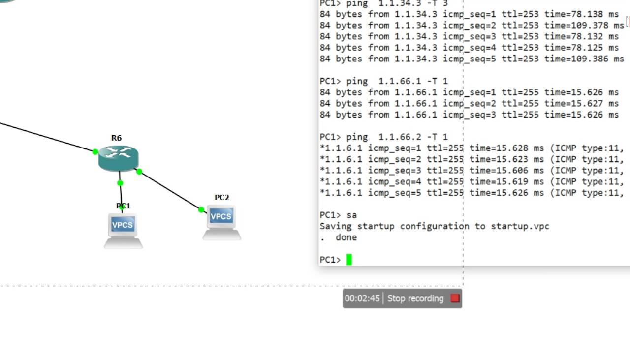 Hop Vs TTL, 2 Routers = 3 Hops - YouTube