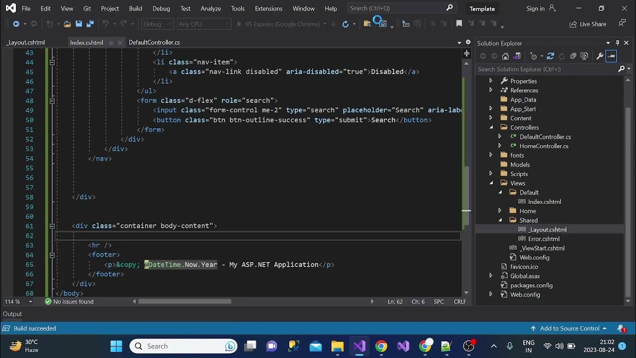 Add Bootstrap Template into ASP.NET MVC Project | #ITSRS - YouTube