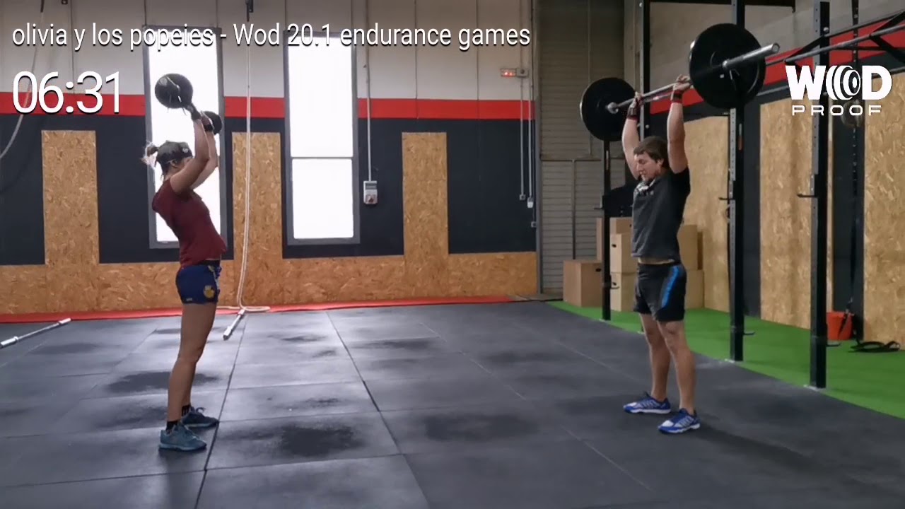Wod 20.1 endurance games 2020 - YouTube
