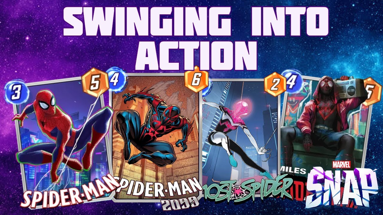 Spiderverse Swings Into Action - Marvel Snap - Spiderverse Theme Deck ...