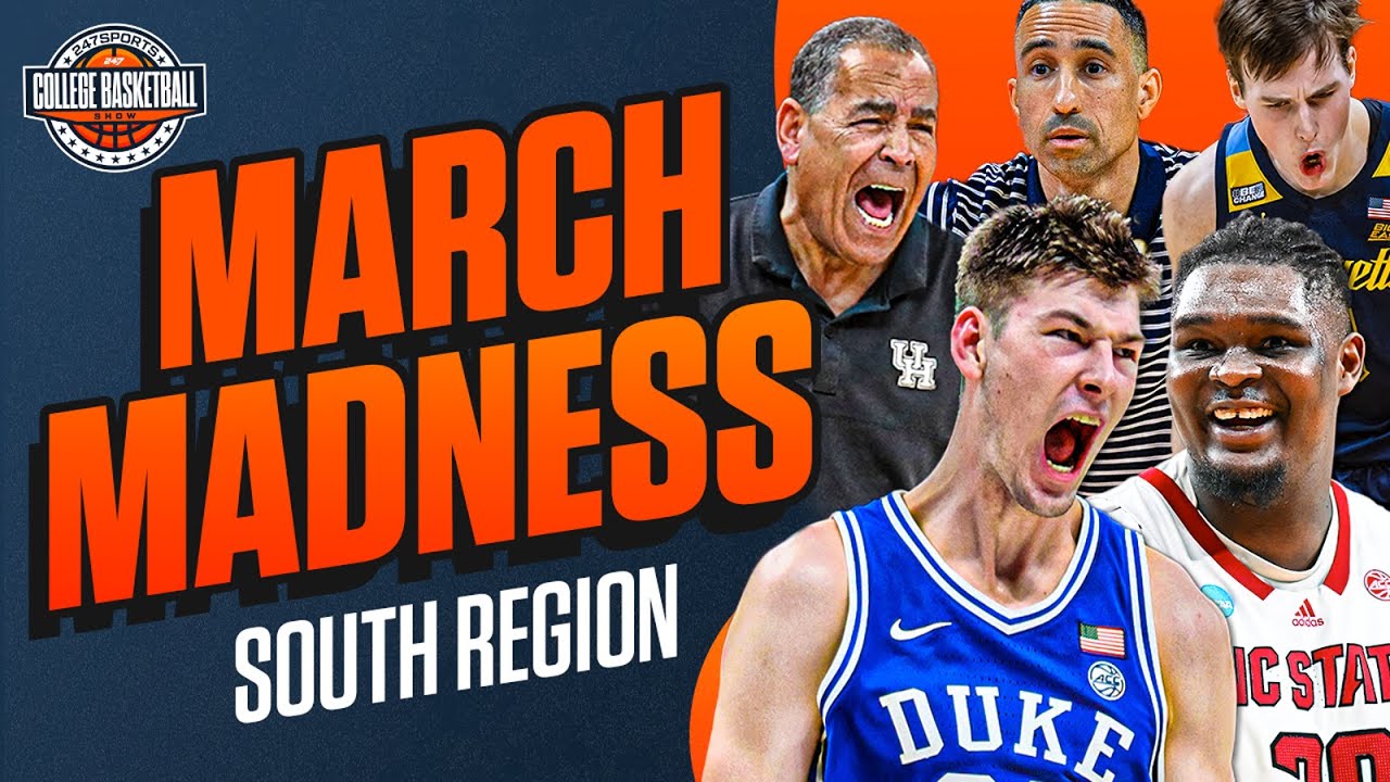 March Madness Sweet 16 Predictions South Region 🏀 Houston Duke Nc State Marquette Youtube
