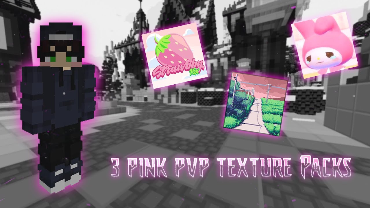 TOP 3 PINK PVP TEXTURE PACKS 1.8.9 | FPS BOOST TEXTURE PACKS! - YouTube