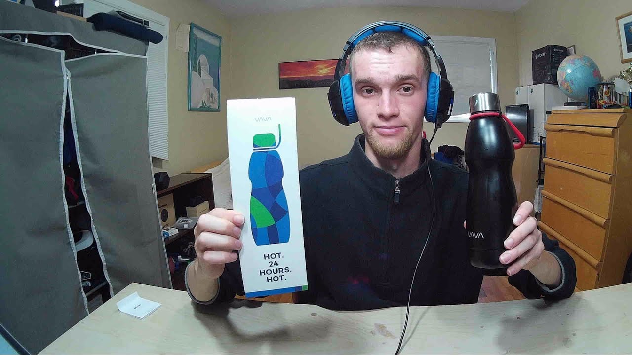 VAVA Insulated Stainless Steel Water Bottle Review - YouTube