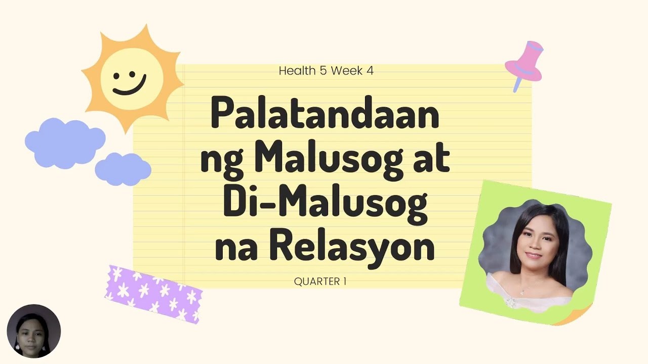 Palatadaan Ng Malusog At Di-Malusog Na Relasyon Health 5 Week 4 - YouTube